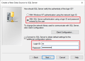 Using ODBC Data Sources To Connect To Microsoft SQL Express 2019 Remote Server - Ecava IGX Web SCADA